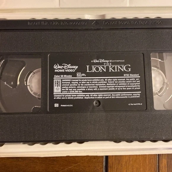 Disney | Other | Disneys Lion King Vintage Vhs Tape | Poshmark